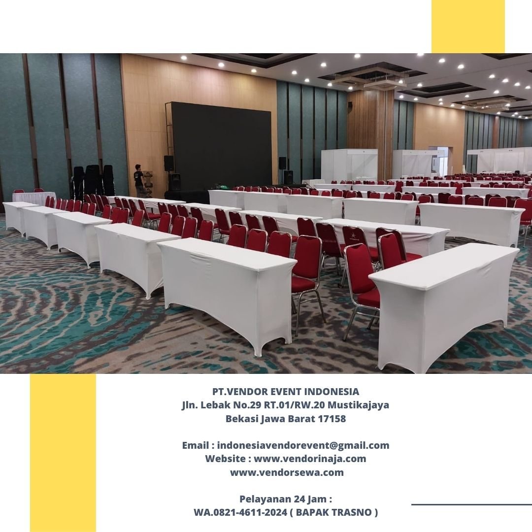 Pusat Sewa Meja IBM Cover Stretch Putih Area Jakarta - Pusat Sewa Alat ...