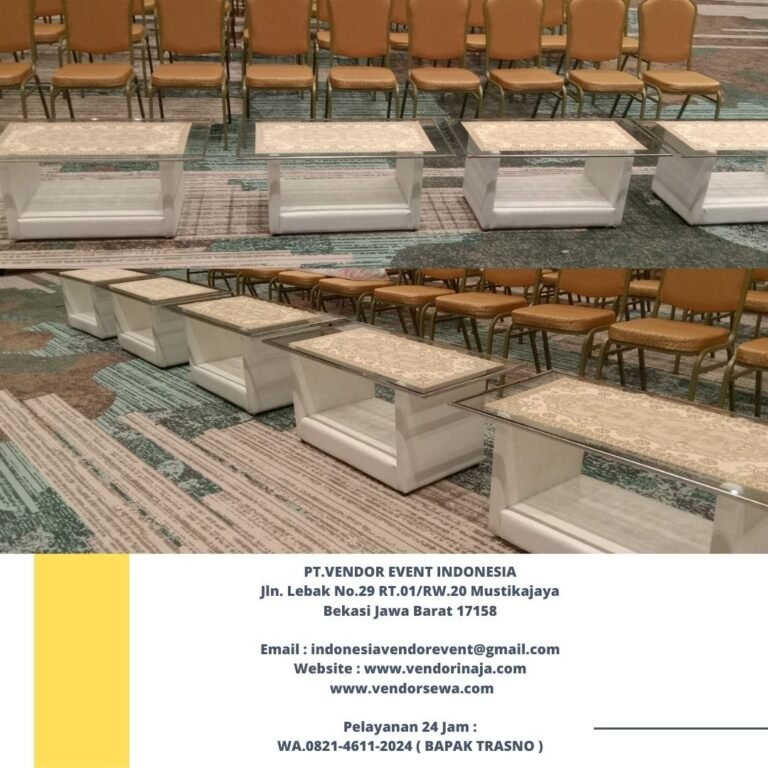 Sewa Meja Vip Kaca Frame Stainless Area Jakarta Archives - Pusat Sewa ...